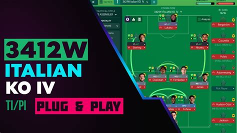 FM 23 3421W Italian KO IV Plug And Play Tactics YouTube