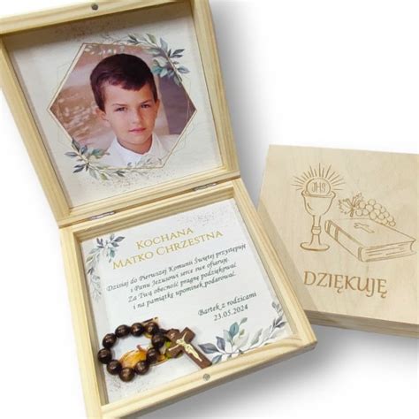 PODZIĘKOWANIE dla Chrzestnych Dziadków Komunia fot 13683120491 Allegro pl