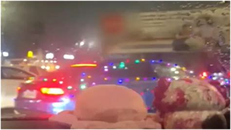 Amenda primită de un șofer de Argeș care și a împodobit mașina