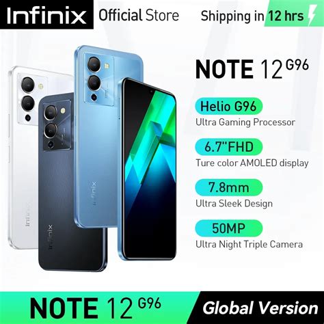 World Premiere Infinix NOTE 12 Smartphone Helio G96 Gaming Processor