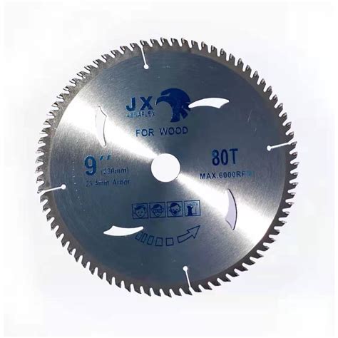 Jual MATA GERINDA GERGAJI POTONG KAYU 9 X 80 T CIRCULAR SAW BLADE