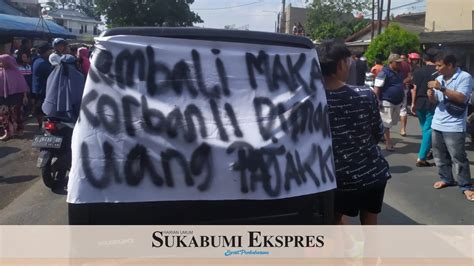 Kondisi Jalan Rusak Jalur Cibadak Cicurug Rawan Laka Lantas Sukabumi
