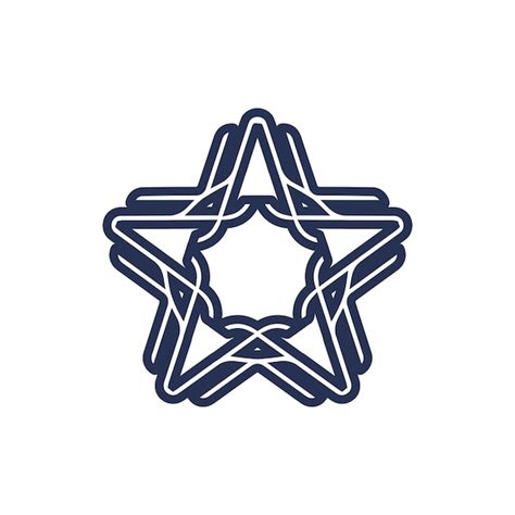Logotipo de estrella símbolo simple para textil icono de estrella