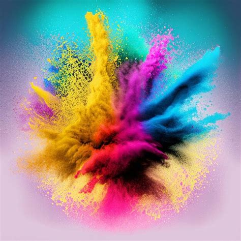 Atractivo Fondo De Pantalla Colorido Salpicadura Pintura Hermosa