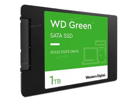 SSD SATA 2 5 SOLIDO WESTERN DIGITAL 1TB WDS100T3G0A VERDE