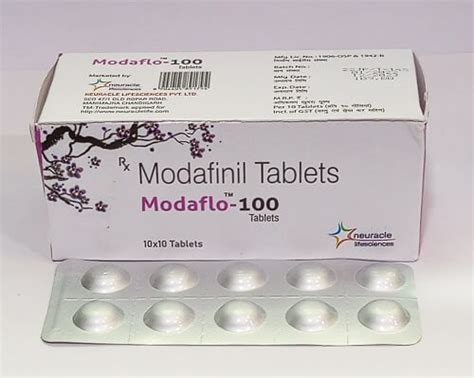 Modafinil 100 Mg Tablets Manufacturer And Supplier In India