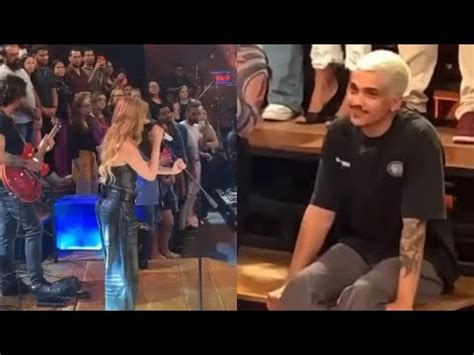 Chico Moedas ao ouvir Luísa Sonza cantando música dedicando pra ele no