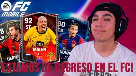 REGRESAMOS A FC MOBILE ARMAMOS NUEVA PLANTILLA DIVISION RIVALS