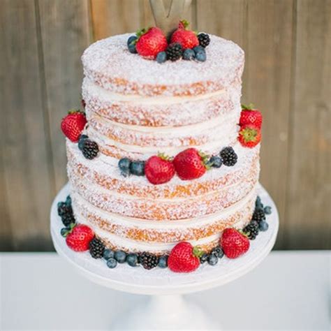 Torta Naked Cake Para Tu Matrimonio