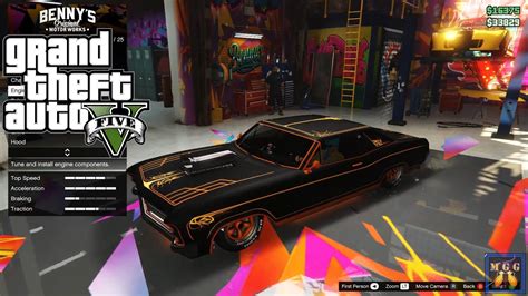1080p 60fps GTA V Online Lowrider DLC Update Customizing With Benny