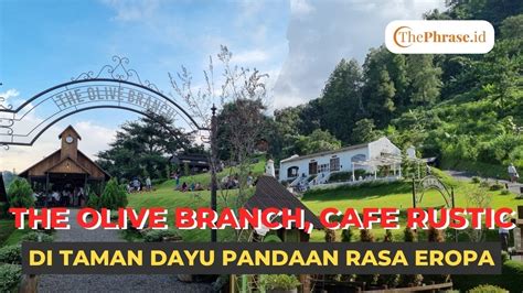 The Olive Branch Cafe Rustic Di Taman Dayu Pandaan Rasa Eropa YouTube
