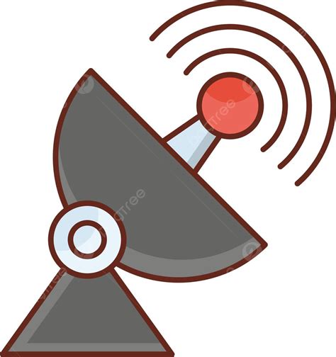 Dish Parabolic Communications Satellite Vector Parabolic