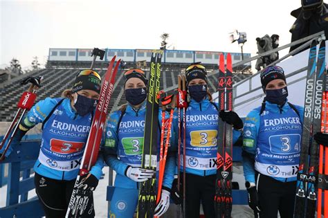 Coupe Du Monde De Biathlon La France Remporte Le Bronze Sur Le Relai