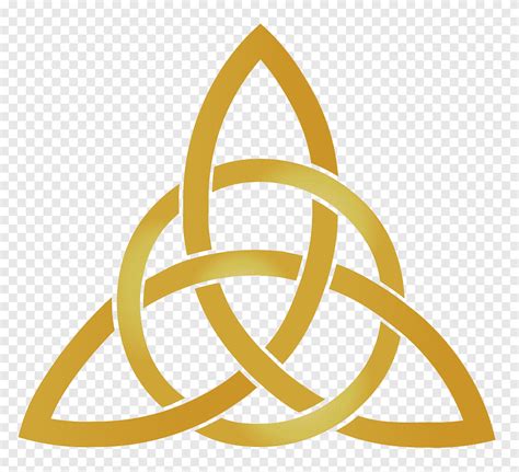 Trinity Knot Triquetra Ancient Celtic Symbol Stock Vector