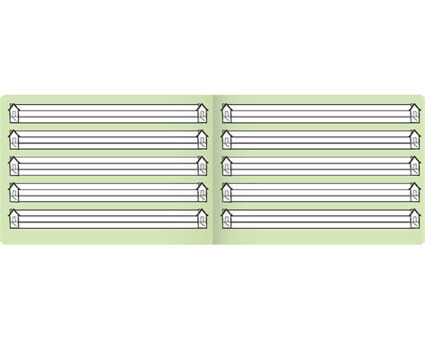 Lineatur Klasse 1 Mit Haus Zum Ausdrucken Kostenlos