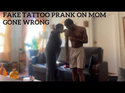 Fake Tattoo Prank On Mom Gone Wild Youtube
