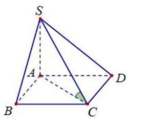 Cho khối chóp S ABCD có đáy là hình vuông cạnh a SA vuông góc với mặt phẳng