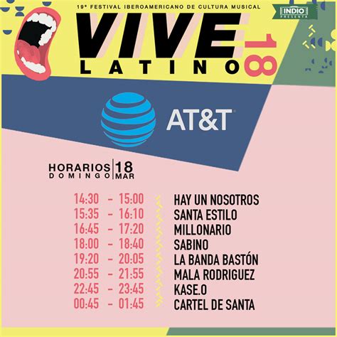 Chilango Ya Salieron Los Horarios Para El Vive Latino 2018