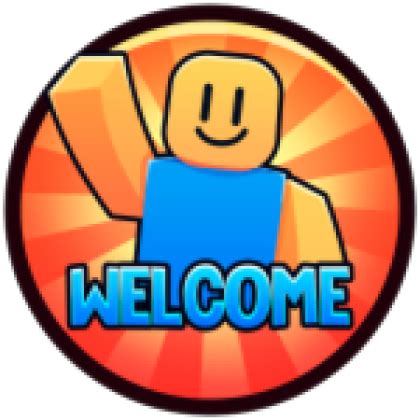 Welcome Badge Roblox