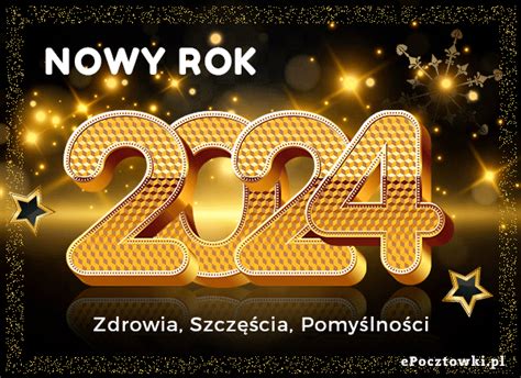 Darmowa kartka elektroniczna Nowy Rok 2024 Zdrowia Szczęścia
