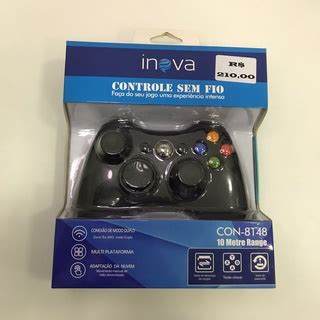 Controle Xbox Sem Fio Preto Con Inova Shopee Brasil