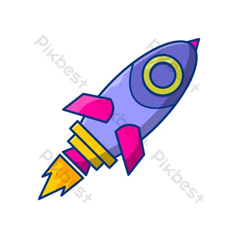 Cartoon Rocket Vector Illustration Png Images Eps Free Download Pikbest