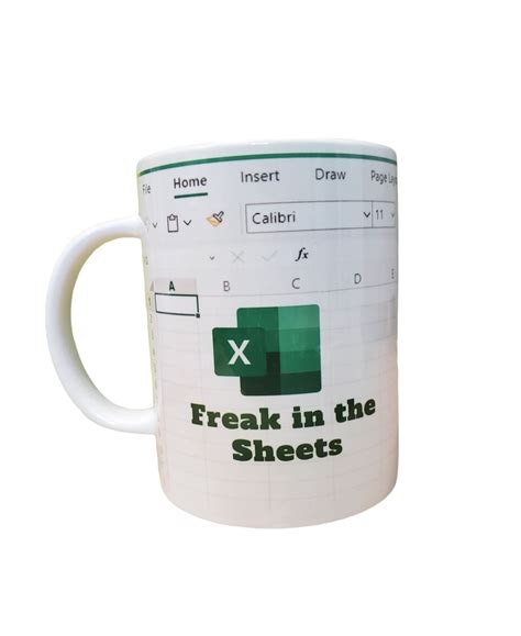 Excel Spreadsheet Freak In The Sheets Mug By Money With Katie I Morning
