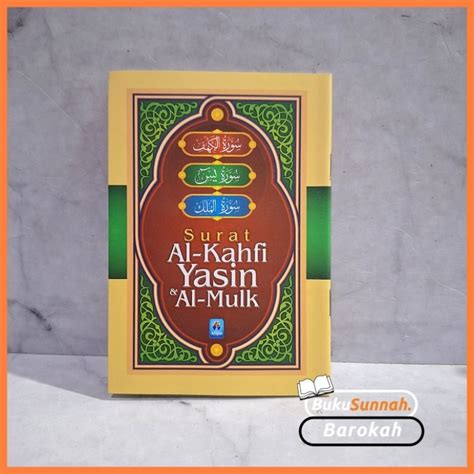 Jual Buku Saku Surat Al Kahfi Yasin Dan Al Mulk Pustaka Arafah