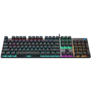 Teclado Mec Nico Usb Hp Gamer Gk F Chumbo Led Rgb Switch Hp Blue