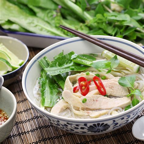 Pho Ga Soupe Vietnamienne Au Poulet
