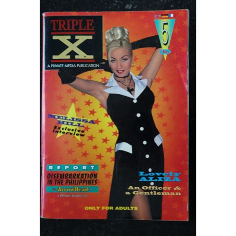 Triple X 5 1995 A Private Publication Lovely Aliza Melissa Hill Revue Roman Photo Adultes