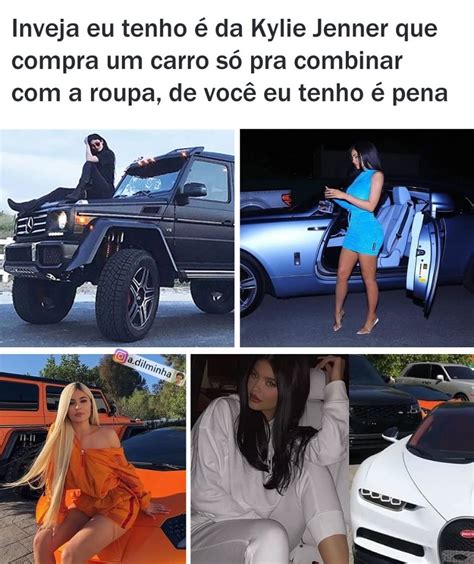 Inveja eu tenho é da Kylie Jenner que compra um carro só pra combinar