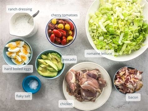 Cobb Salad With Ranch Dressing Keto And Gluten Free Umami Girl