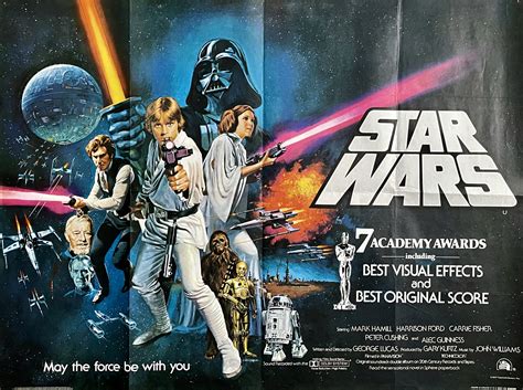 Original Star Wars Episode IV A New Hope Movie Poster Han Solo