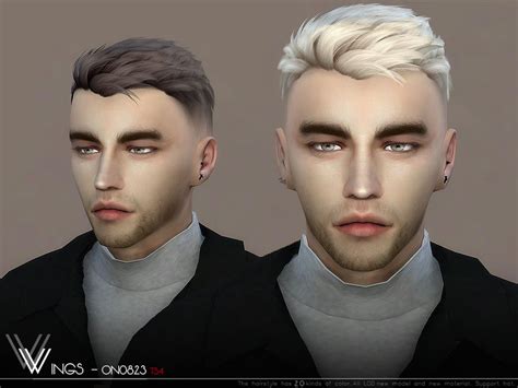Wings Tz Hair For Males By Wingssims At Tsr Sims Updates Images