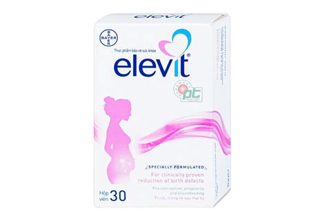 Elevit Hộp 30 viên Bổ sung Vitamin cho phụ nữ mang thai