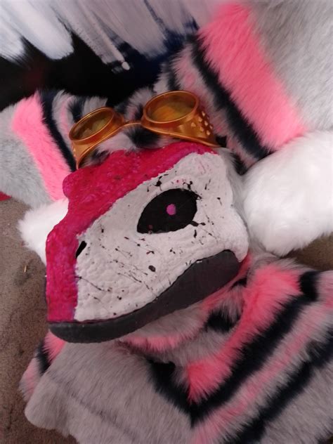 Mq Hq Mini Partial Dino Mask Etsy