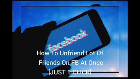 How To Unfriend Multiple Friends In Facebook Delete Friends On