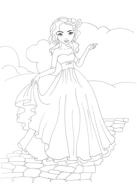 Coloriages Top Model Imprimer