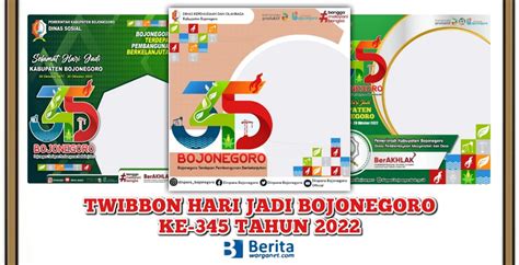 10 Link Twibbon Hari Jadi Bojonegoro Ke 345 Tahun 2022 Klik Disini