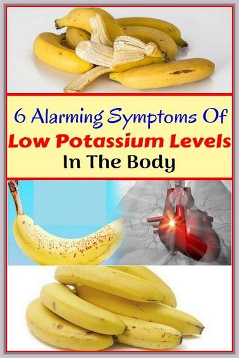 6 Alarming Symptoms Of Low Potassium Levels In The Body Healthy