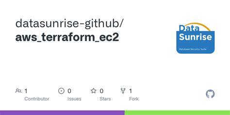 GitHub Datasunrise Github Aws Terraform Ec2