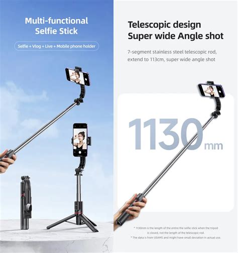 Usams Us Zb256 Wireless Selfie Stick With Tripod Best