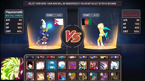 Stickman Warriors Multiplayer With Best Hero Wix Full Power Vs God
