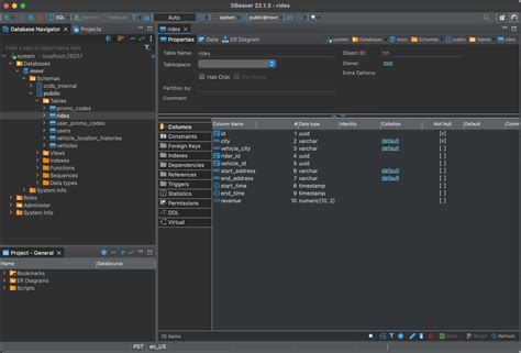 Visualize CockroachDB Schemas With DBeaver