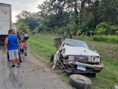 Una Persona Muerta Y Otra Herida Deja Accidente En Atl Ntida
