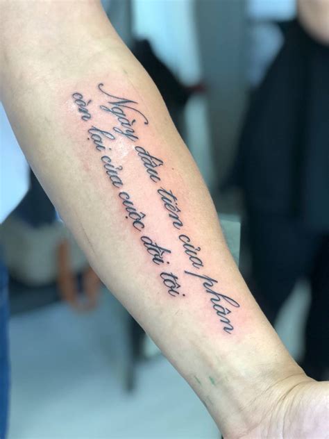 Tatouage Femme Avant Bras Ecriture