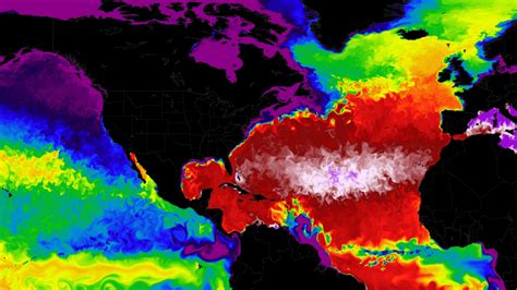Atlantic Ocean Water Temperature Map Alanna Leontyne