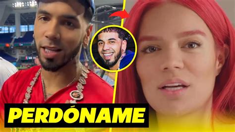 ANUEL AA ARREPENTIDO pide perdón A KAROL G POR INFIDELIDAD habla de