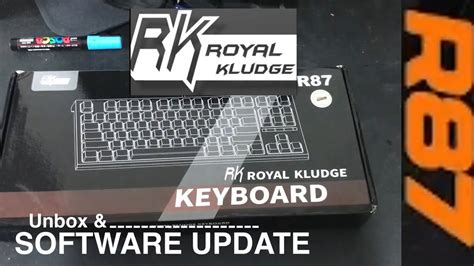 ROYAL KLUDGE RK R87 New Software Update 2023 YouTube